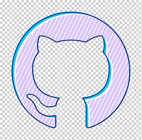 Icono De Github ángulo Arnés Línea Metro Arte Lineal Círculo Png