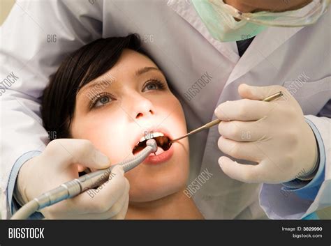 Examining Oral Cavity Image And Photo Free Trial Bigstock