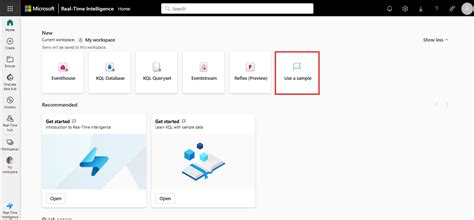 샘플 갤러리 Microsoft Fabric Microsoft Learn