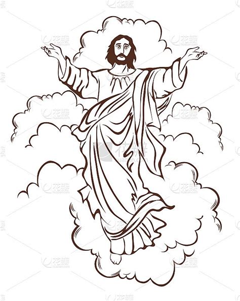 耶稣复活了素材 花瓣网