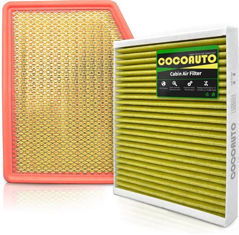 Cocoauto Engine And Cabin Air Filter Set For 2020 2023