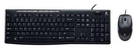 Logitech MK Media Wired Keyboard And Mouse Combo Black Size Regular At Rs Unit In Surat