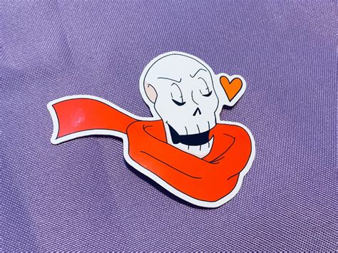 Sans And Papyrus Stickers Undertale Au Etsy