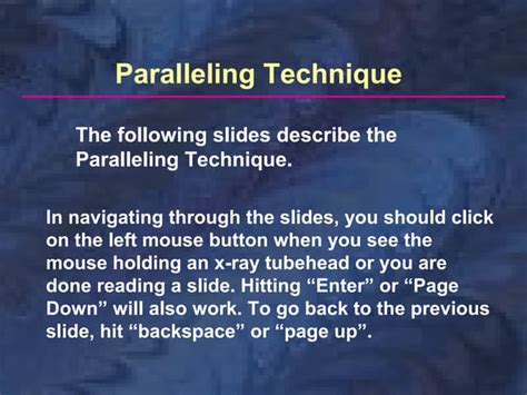 Paralleling Technique Ppt