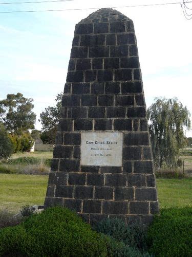 Charles Sturt Expedition Monument Australia