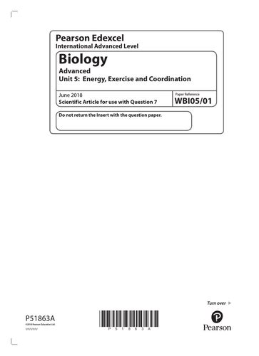 Edexcel Igcse Biology Past Papers 2018