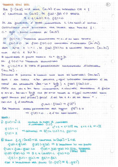 Analisi 1 Definizioni E Teoremi Con Dimostrazioni