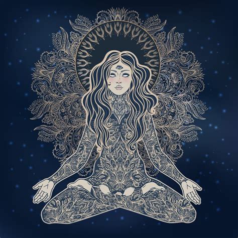 Goddess Of The Moon And Stars