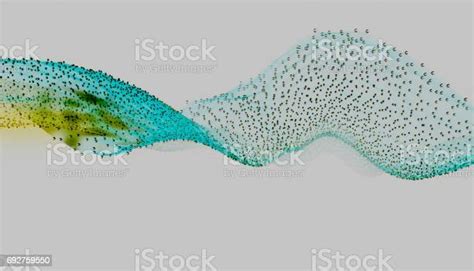 3d 물결 모양 배경입니다 추상 디자인 서식 파일입니다 현대적인 패턴입니다 동적 효과입니다 3d 그림입니다 0명에 대한 스톡 사진 및 기타 이미지 Istock