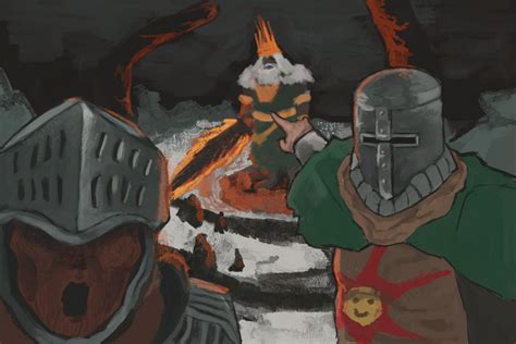 The Chosen Undead And Solaire Wanted To Link The Fire But Instead They