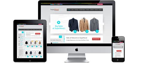 SuperNova Theme For Jigoshop A Clean Modern ECommerce Theme