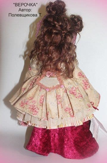 Авторская кукла ВЕРОЧКА Платья с цветами для девочек Девушка в платье Куклы