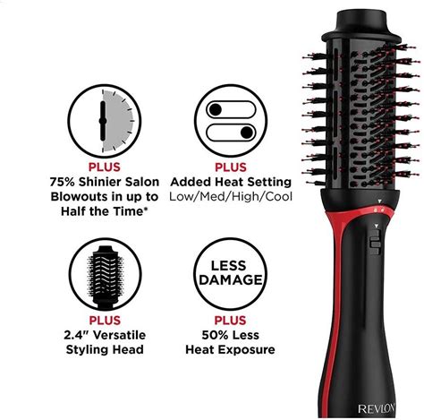 Revlon One Step Volumizer Plus 2 0 Hair Dryer And Hot Air Brush