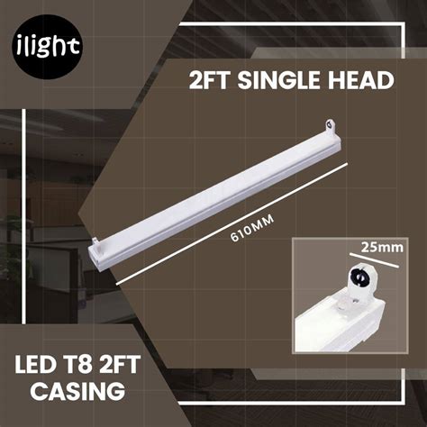 Led T8 Casing Fitting Led T8 2 Ft And 4 Ft Casing Single And Double Casing Fitting Lazada