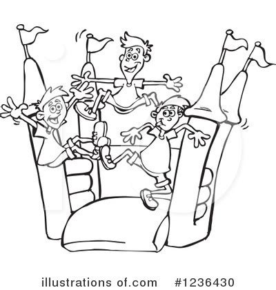 Black And White Bounce House Clipart 20 Free Cliparts Download Images