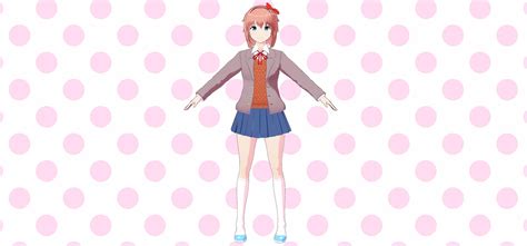 Sayori Ddlc 3d Model 💙🎀🍪 Rddlc