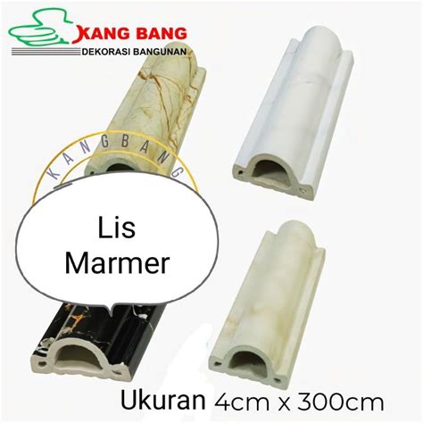 Jual Lis Marmer Eo Pvc List Sudut Marmer Eo Pvc Isi 3 Meter Shopee Indonesia