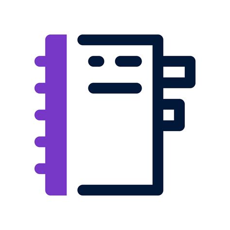 Notebook Icon For Your Website Mobile Presentation And Logo Design