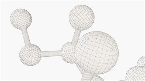维生素c分子模型 3d模型 9 Obj Fbx Max Free3d