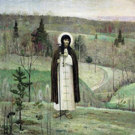 Painting by Nesterov - The Holy Sergiy Rodonejskiy