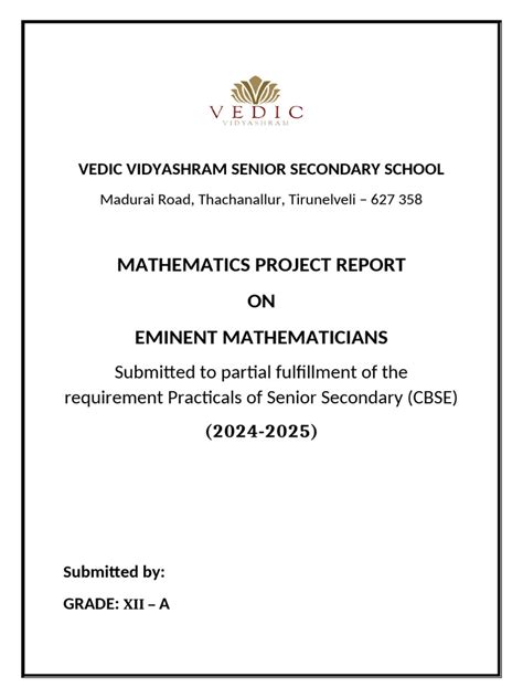 Maths Practicals Pdf