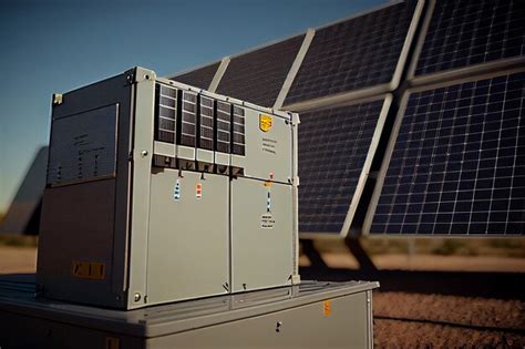 Matriz De Células Solares Instalada Em Usina De Utilidade Para