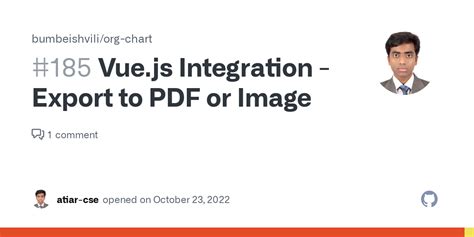 Vue Js Integration Export To PDF Or Image Issue 185 Bumbeishvili Org Chart GitHub