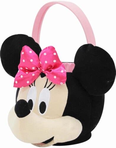 Pti Group Minnie Mouse Plush Easter Basket Pink M Kroger