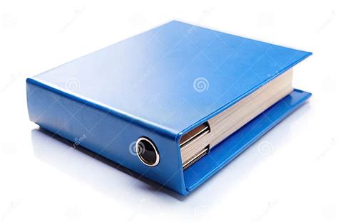 A Miniature Blue Office Folder Elegant Desk Organization In A Tiny