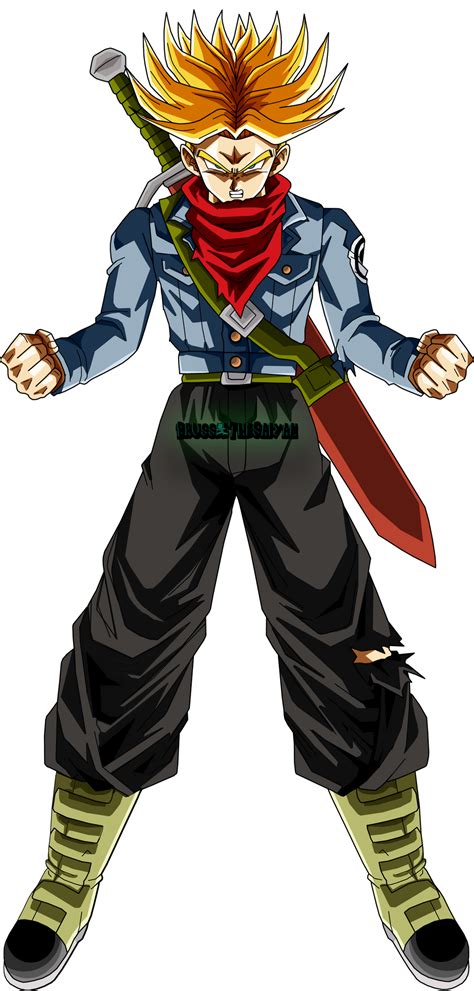 Super Saiyan Rage Trunks By Brusselthesaiyan On Deviantart