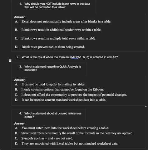 Solved Why Should You NOT Include Blank Rows In The Data Chegg
