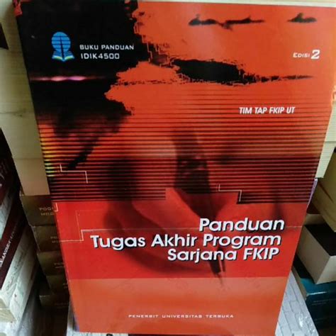 Jual Buku Panduan Tugas Akhir Program Sarjana Fkip Shopee Indonesia