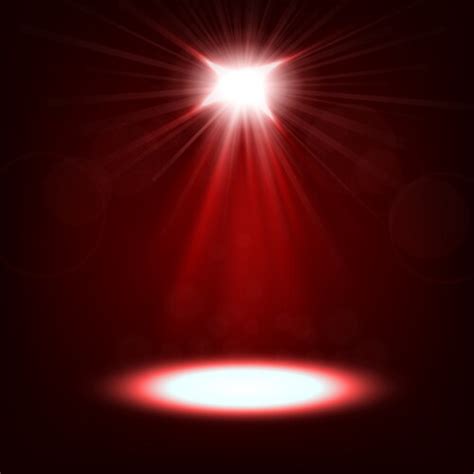Spotlight Shining On Empty Stage Royalty Free Vector Image