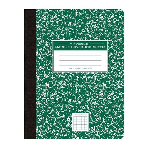 Roaring Spring Composition Notebook 5x5 Graph Ruled 100 Want It All