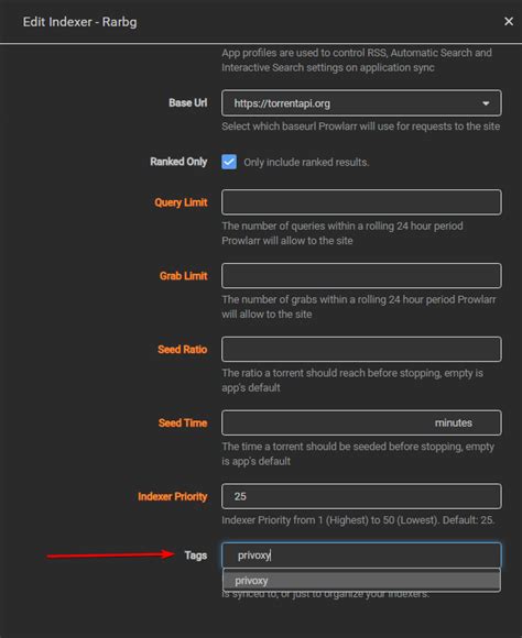 How To Set Up Proxy For Certain Indexers Trash Guides