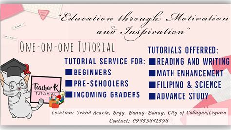 Teacher K Tutorial Cabuyao