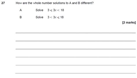 Gcse 9 1 Maths Linear Inequalities Past Paper Questions Page 2