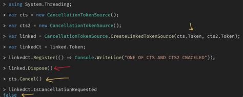 C When To Dispose Cancellationtokensource Stack Overflow