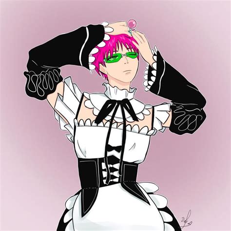 Saiki K In Maid Outfit 😍