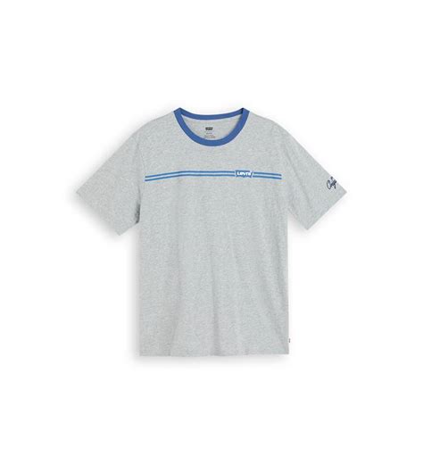 Relaxed Fit Short Sleeve Graphic Tee Grey Levis® Rs