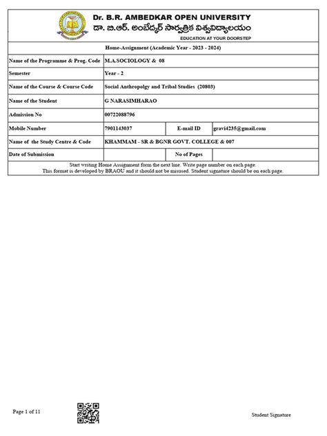 Booklet Assignment 1 Pdf