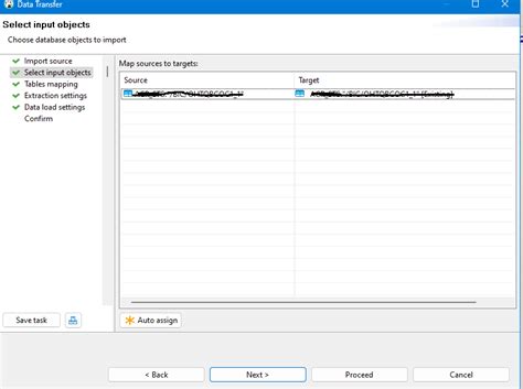 Show Connection Name And Support Particular Size Import When Import Data Between Two Connections
