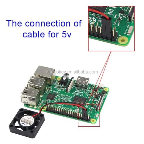New Arrival Raspberry Pi 3 Cooling Fan 3 3 5v Multifunction Silent