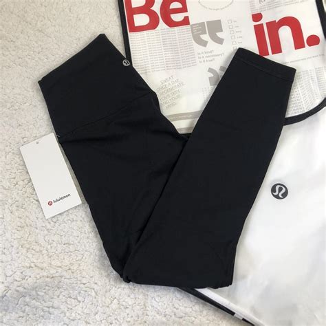 Size 6 Lululemon Align Black 25” Lululemon Aligns Depop