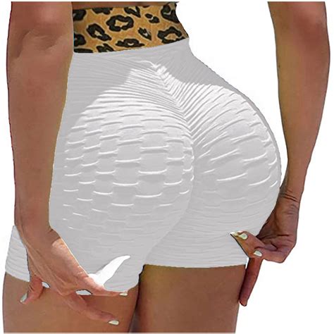 Butt Lifting Booty Shorts For Women Casual Summer Leopard Print Plus