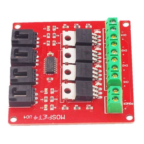 PCS Four Channel Channel Way Route MOSFET Button IRF V MOSFET Switch Module For DC