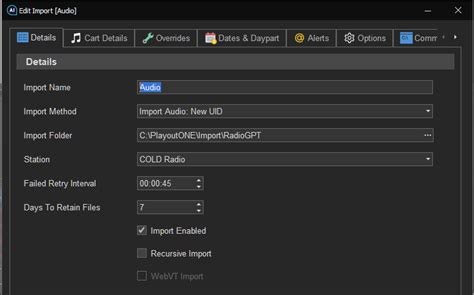 using futuri audioai with playoutone aiir support