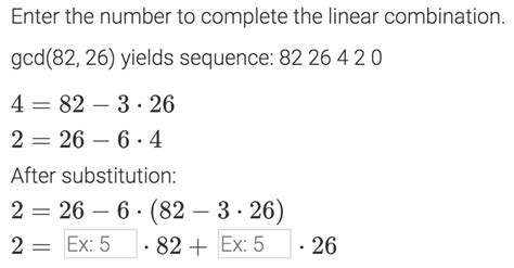 Solved Enter The Number To Complete The Linear Combination