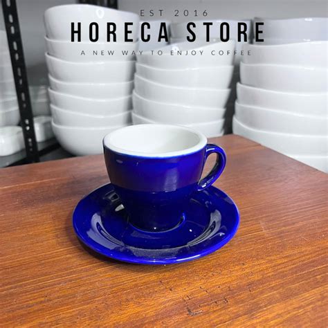 Jual Cangkir Kopi Keramik 225 Ml Dengan Tatakan Saucer Tulip Cup