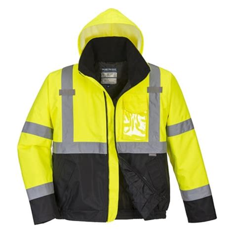 Portwest Hi Vis Bomber 2 Tone Jacket Jdp